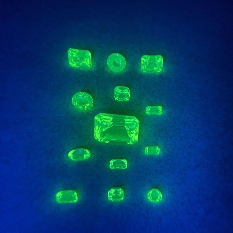 3.30 Ct Luag Round Cut Gemstone Neon Stone Certified Unique Gems Green ...