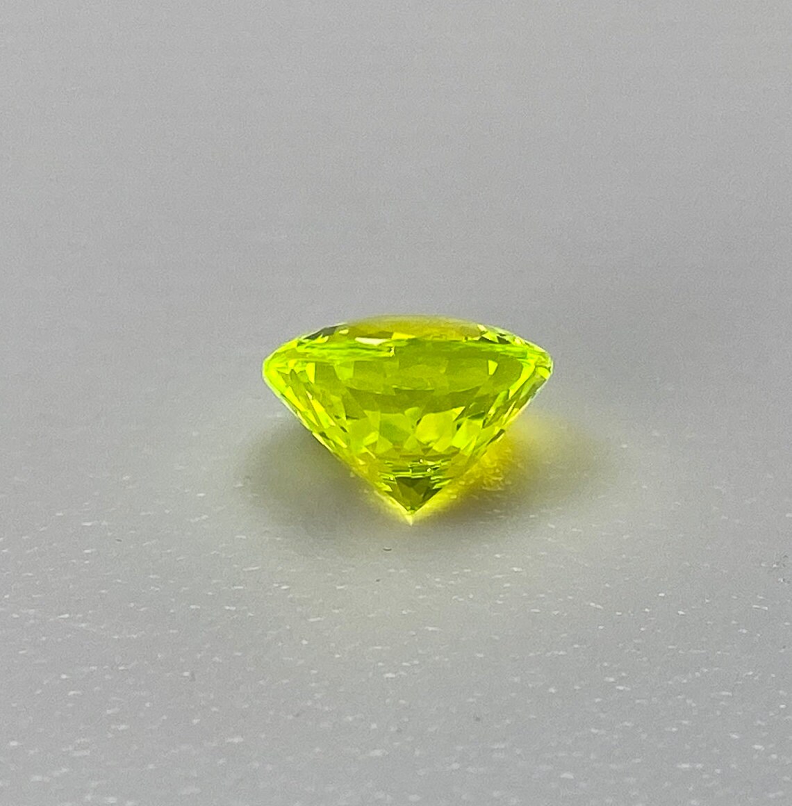 2.95 Ct Luag Round Cut Gemstone Neon Stone Certified Unique Gems Green ...
