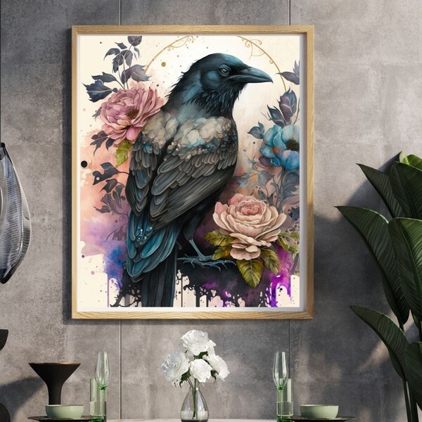 Crow Art - Etsy