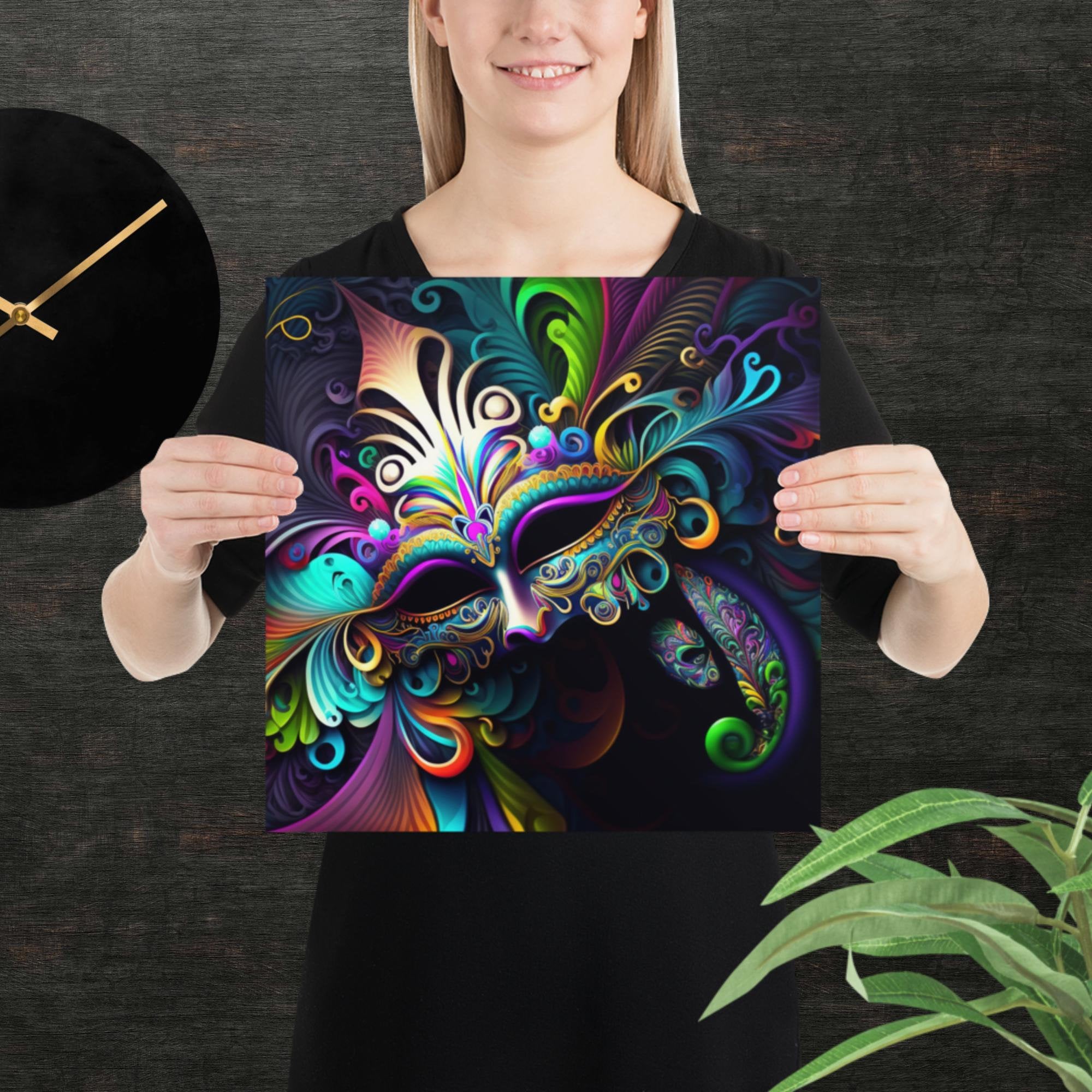 Mardi Gras Wall Art, Mardi Gras Art, Mardi Gras Decor, Poster Print ...