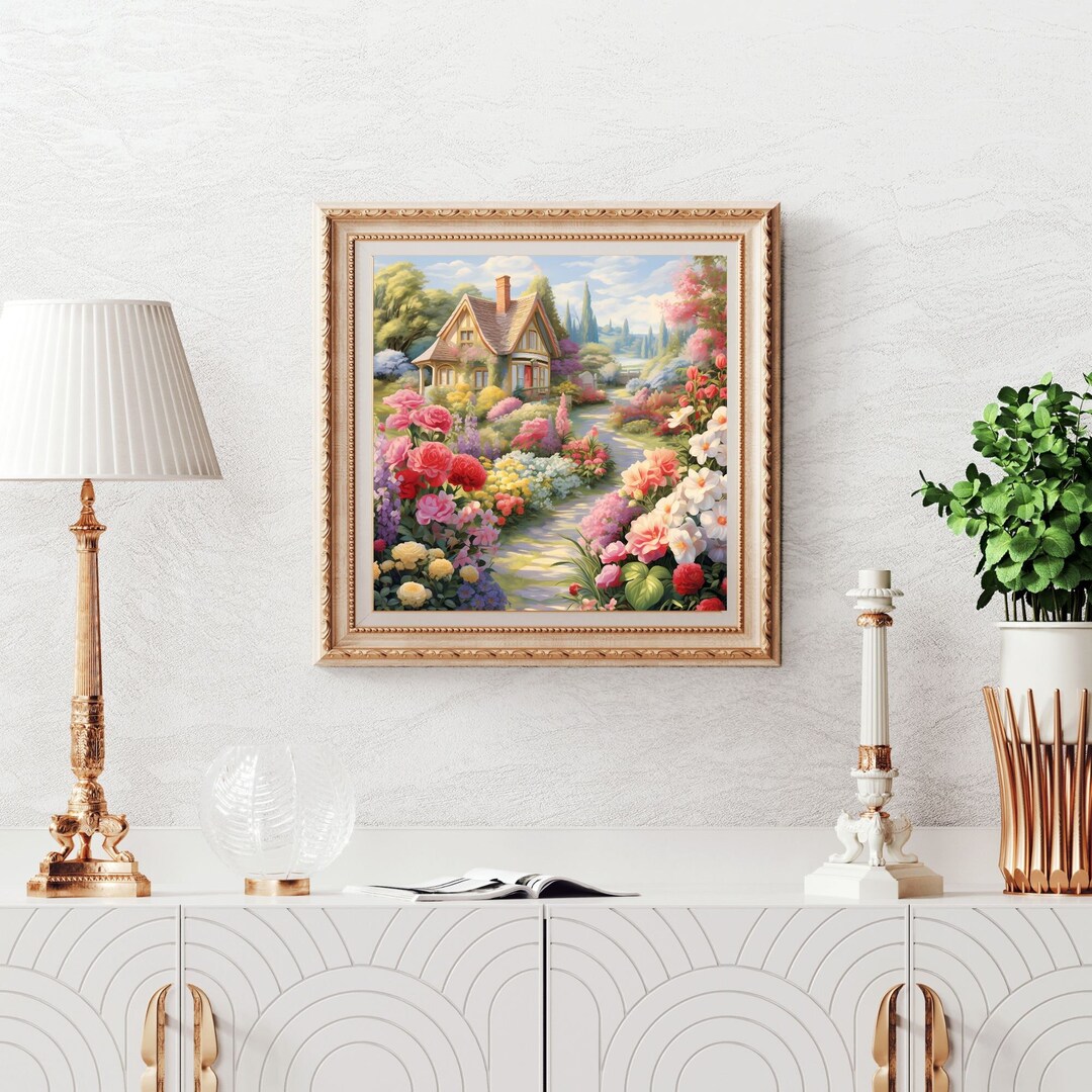 Cottagecore Wall Art, Botanical Poster, Vintage Art, Shabby Chic ...
