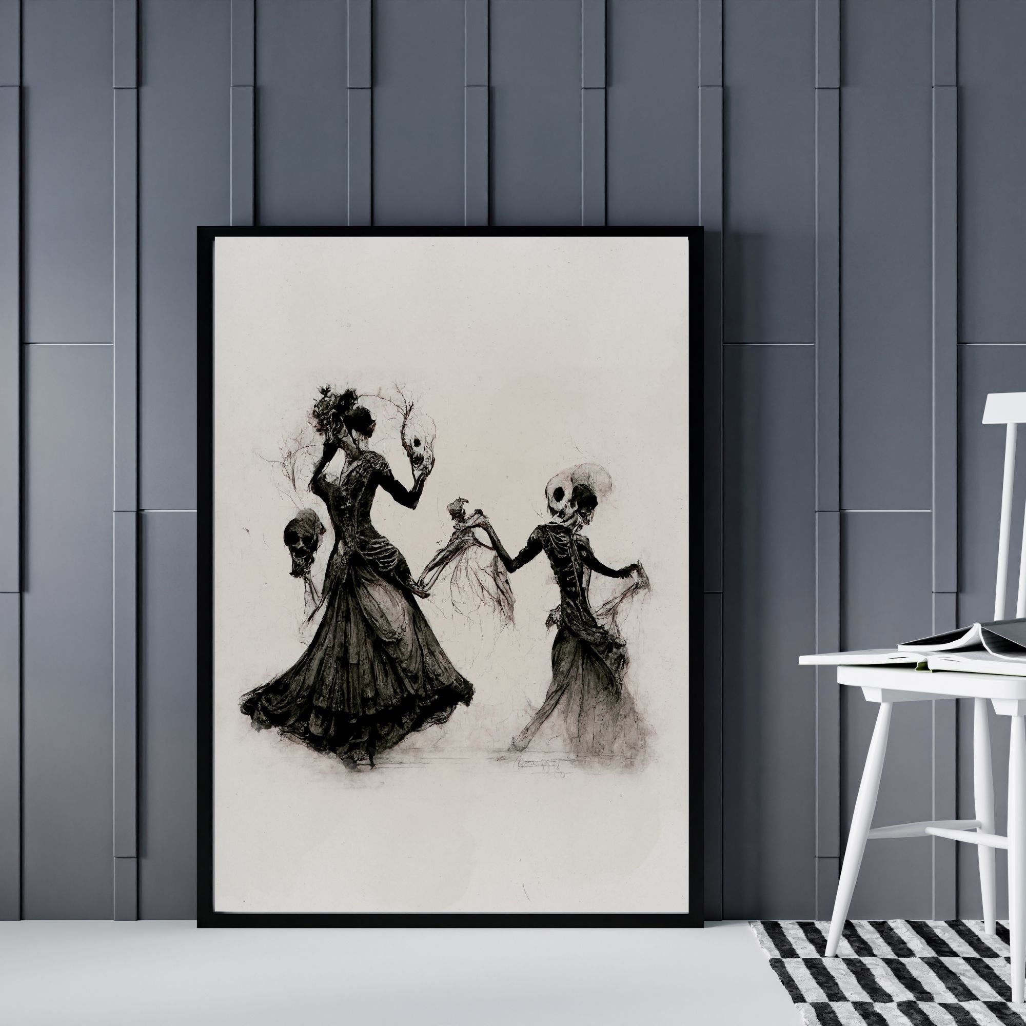 Macabre Poster, Grunge Poster, Gothic Poster, Wall Art, Edgy Dark ...