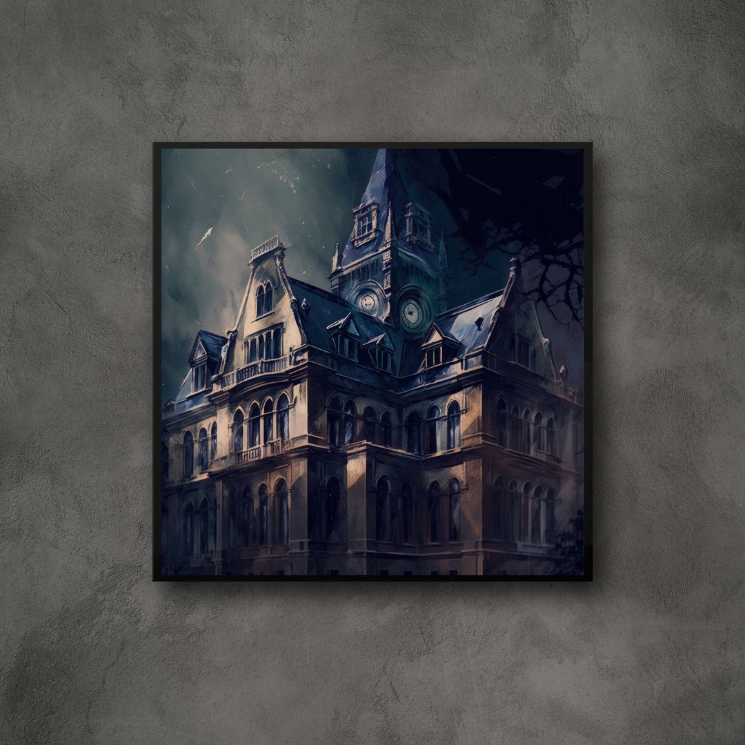 Dark Art, Poster Print, Dark Academia, Home Decor, Gothic, Wall Art ...