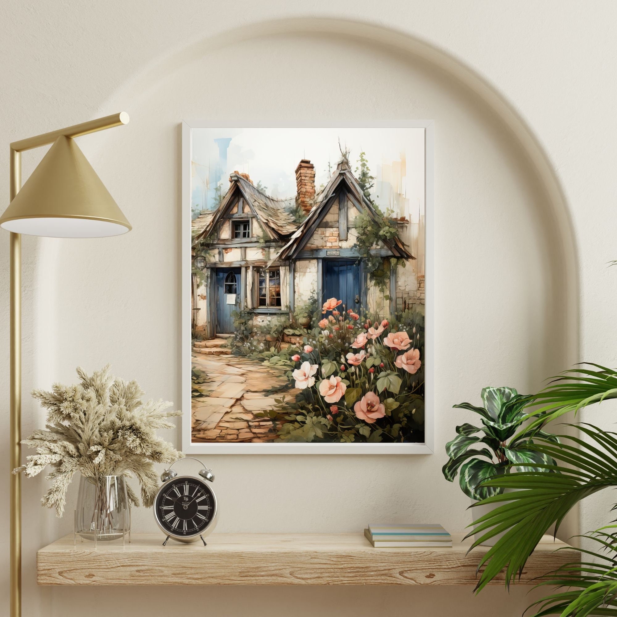 Cottagecore Decor, Cottage Wall Art, Farmhouse, Shabby Chic, Cottage ...