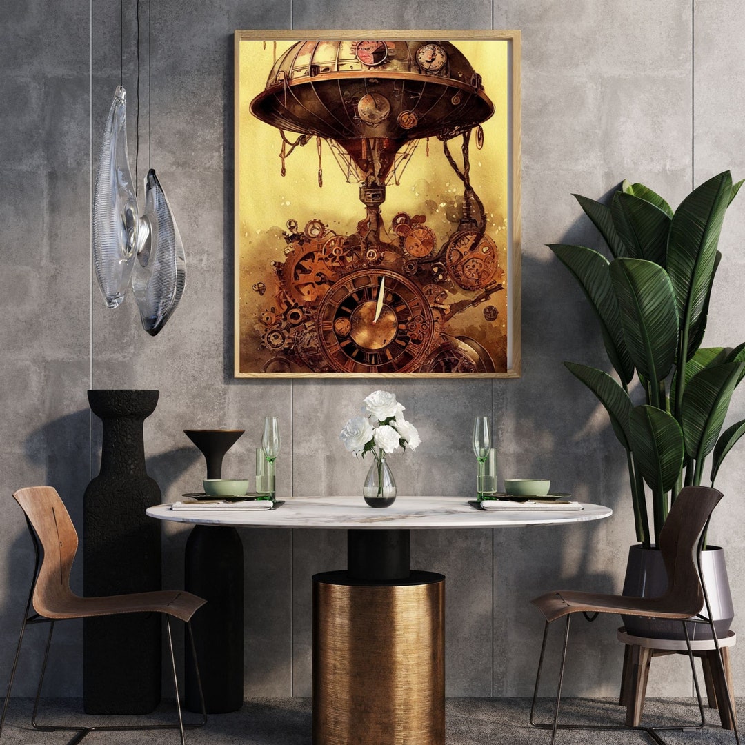 Rusty Machine Steampunk Poster Steampunk Wall Art Steampunk - Etsy