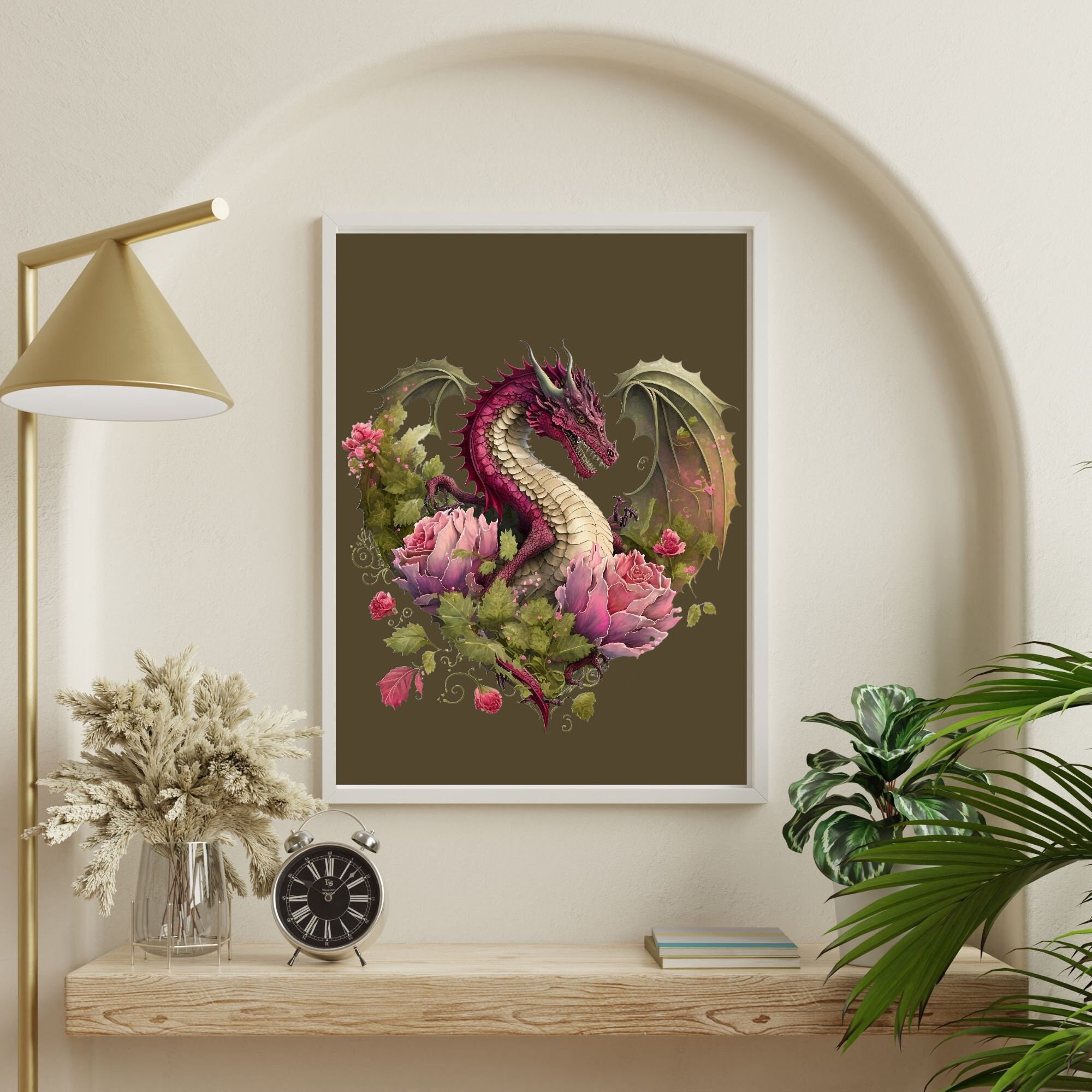 Fantasy Dragon Art Prints, Dragon Wall Art, Poster, Dragon Poster ...