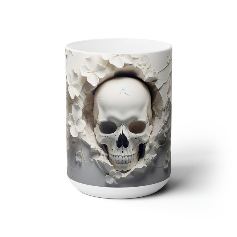 Skull Tea Cup - Etsy