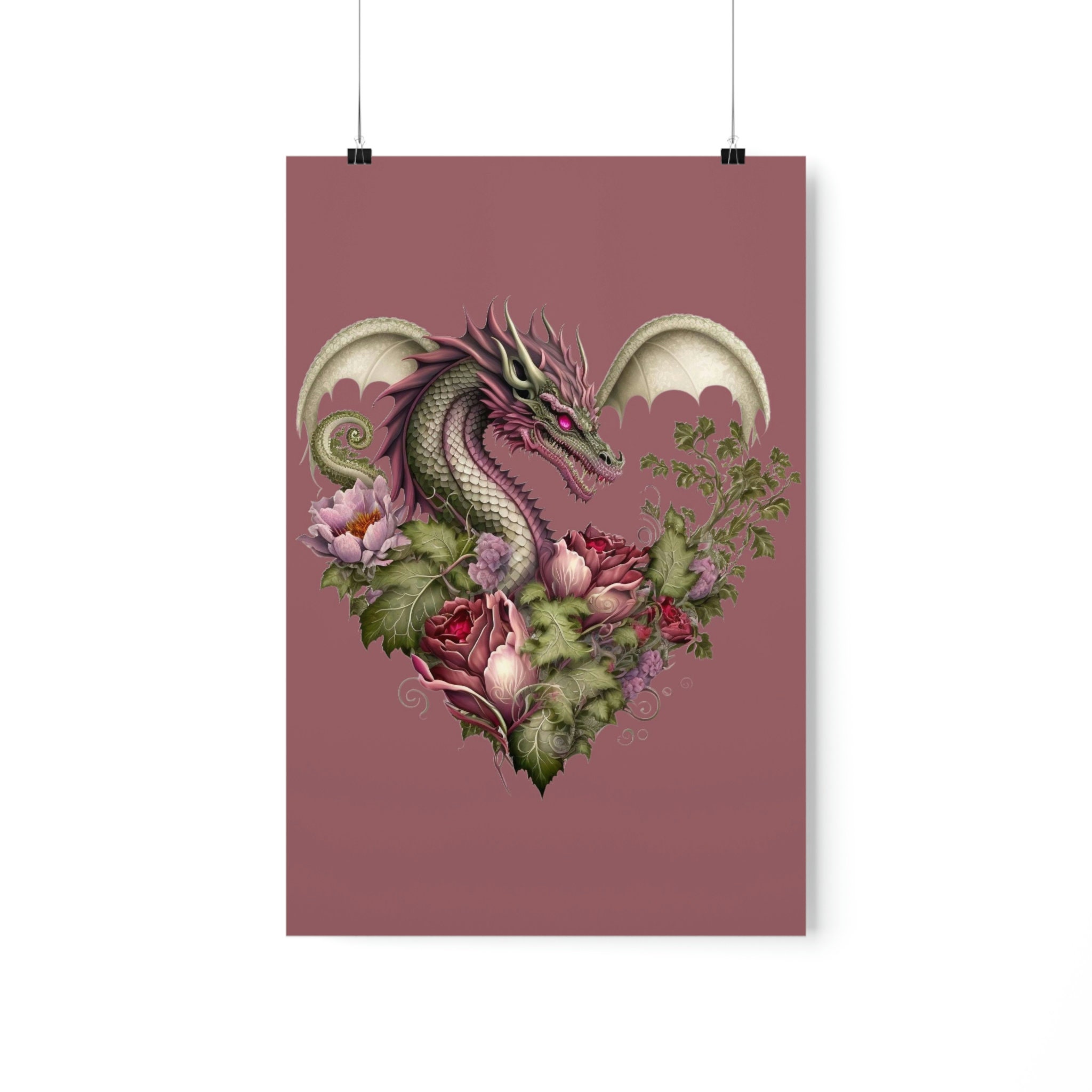 Fantasy Dragon Art Prints, Dragon Wall Art, Poster, Dragon Poster ...