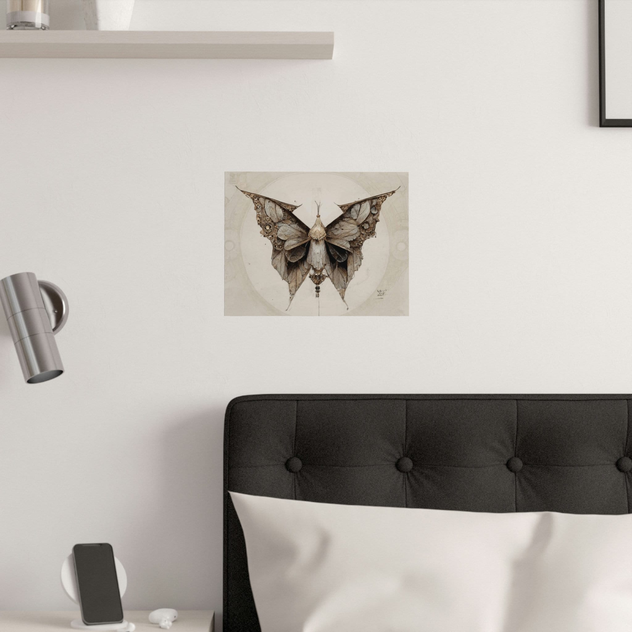 Steampunk Moth Wall Art, Moth Art Print , Gothic, Insect, Witchy ...