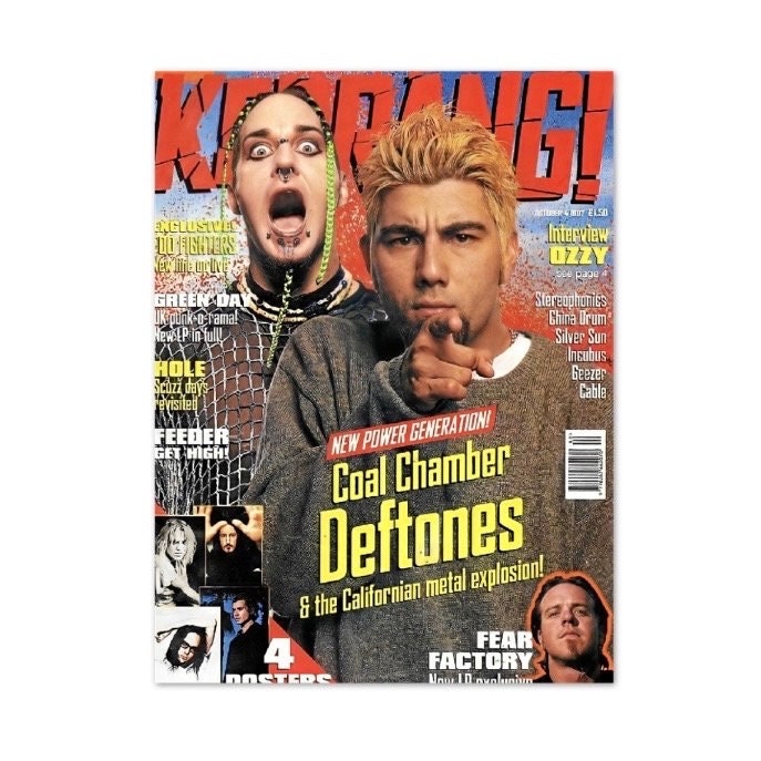Deftones Kerrang Magazine Poster Limited Edition Print 90s - Etsy UK