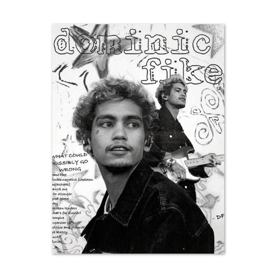Dominic Fike Poster Limited Edition Print Indie Poster Multiple Sizes ...