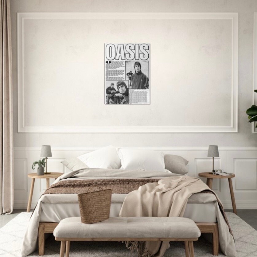 Oasis Poster Limited Edition Print 90s Indie Poster - Etsy UK
