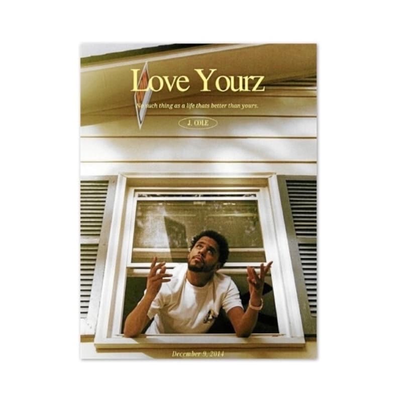 J Cole Love Yourz Poster Limited Edition Print Hip-hop - Etsy UK