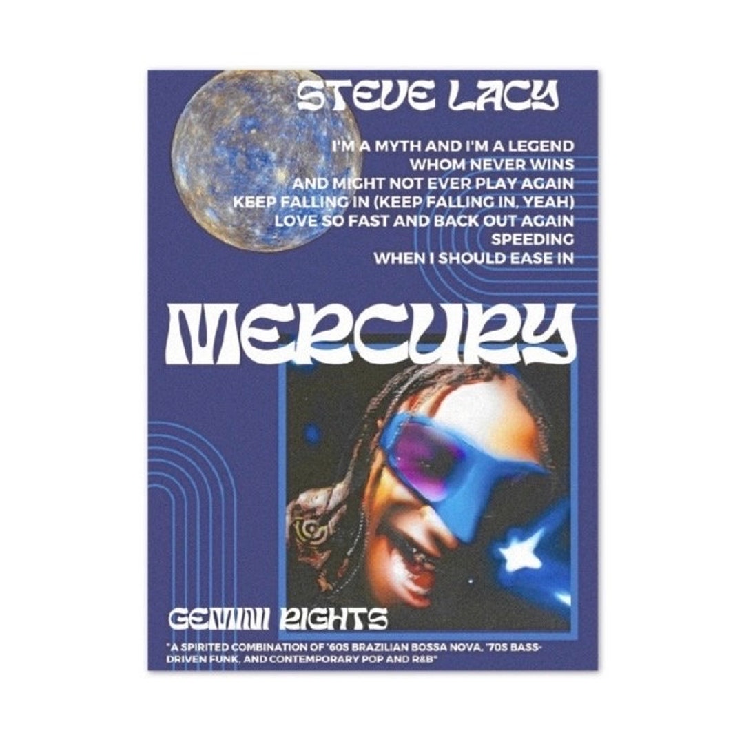 Steve Lacy Poster Limited Edition Print Indie Poster - Etsy