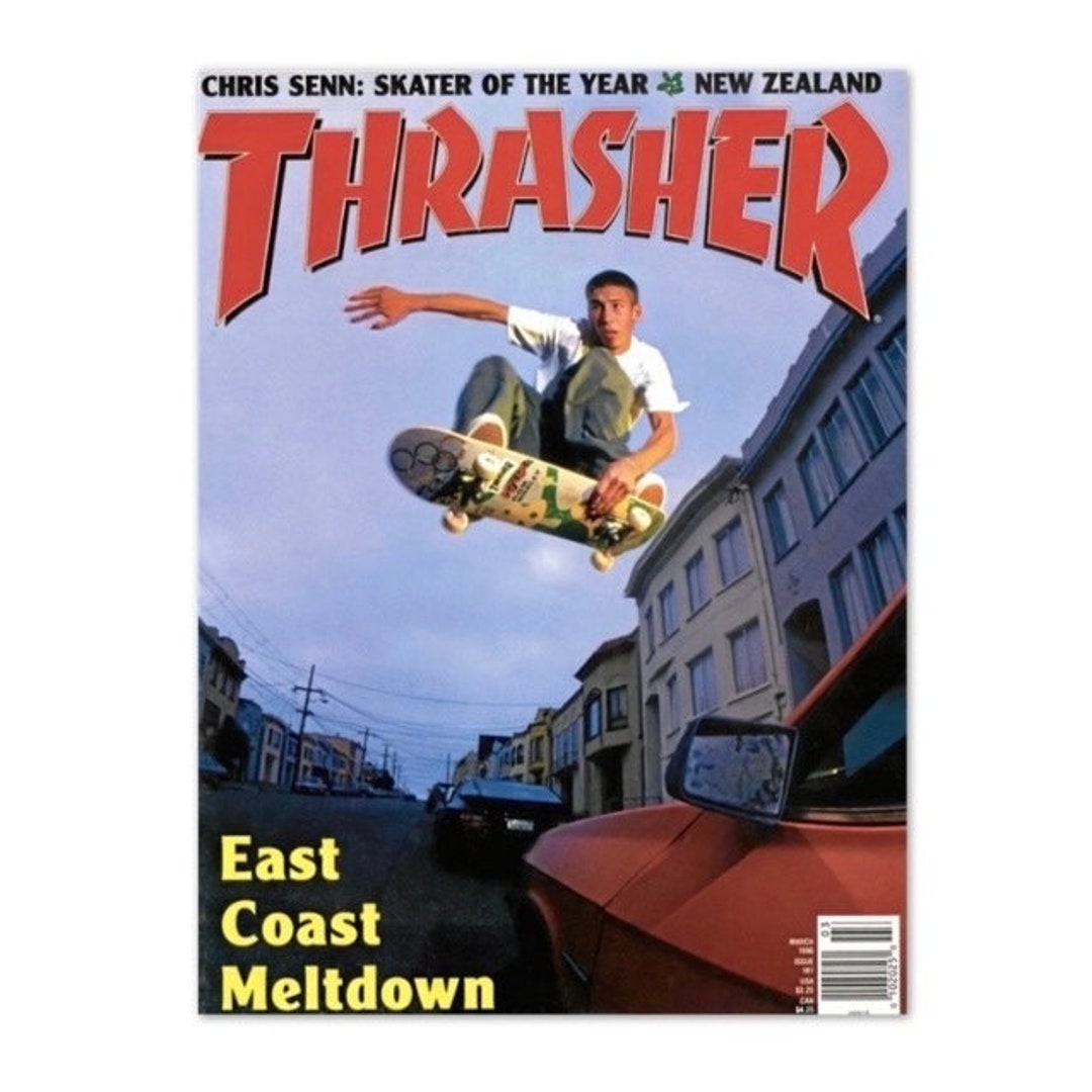 Thrasher Magazine Poster Limited Edition Print 90s Skateboard Poster ...