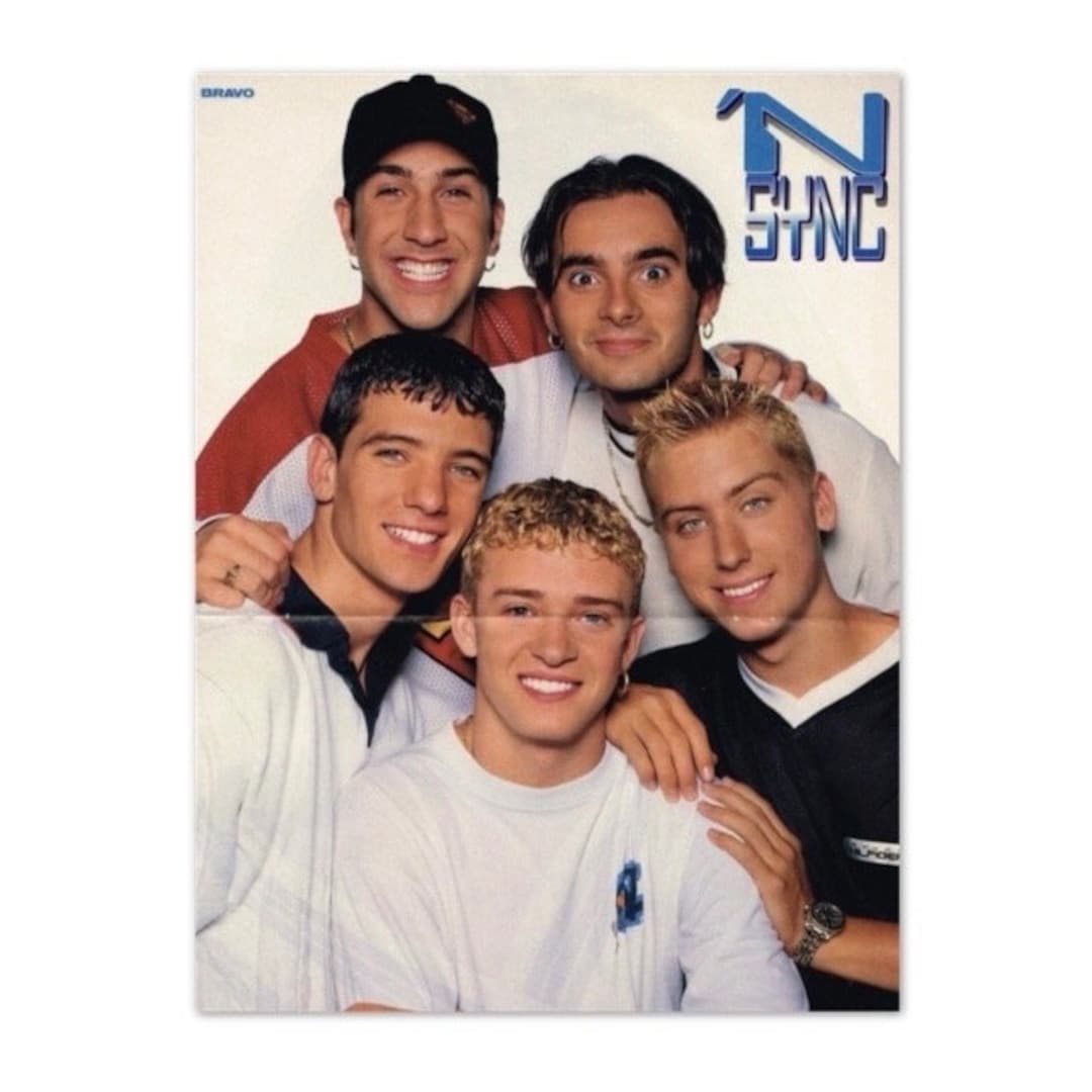NSYNC Poster Limited Edition Print 90s Pop Poster - Etsy