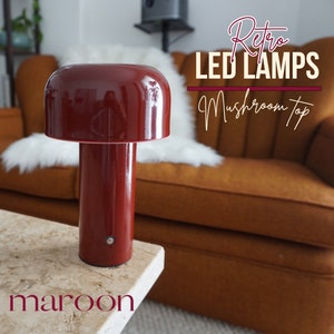 Retro Cordless LED Table Lamps - Etsy