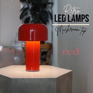 Retro Cordless LED Table Lamps - Etsy
