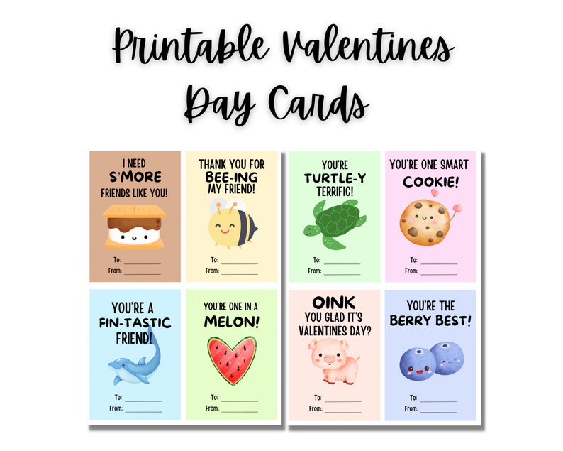 Cute Valentine Cards DIY Valentines Day Cards for Kids V-day Cards ...