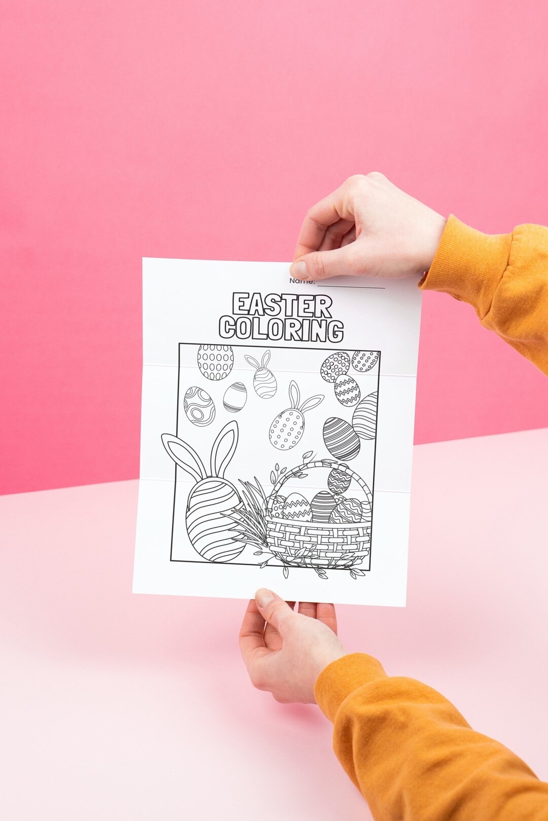 Printable Easter Coloring Page - Etsy