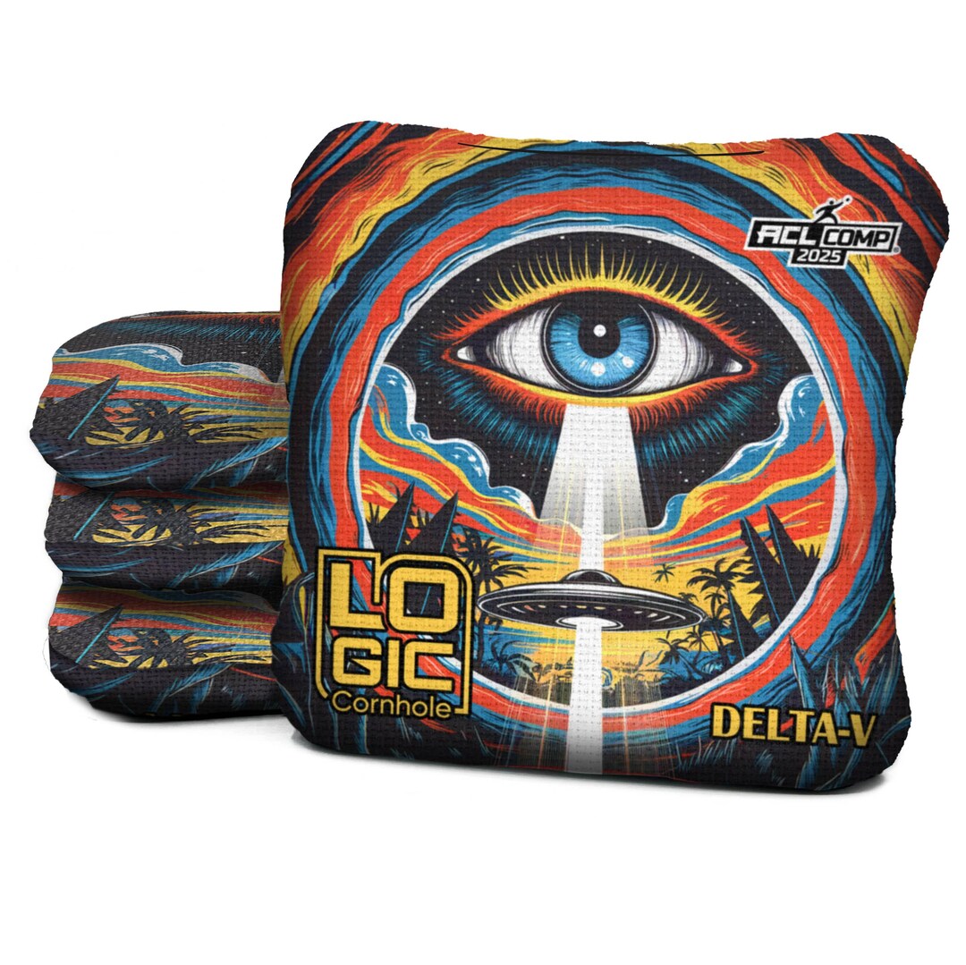 Logic Cornhole U.F.O. Sighting Design - ACL PRO & COMP Approved - Multiple Series - Regulation ...
