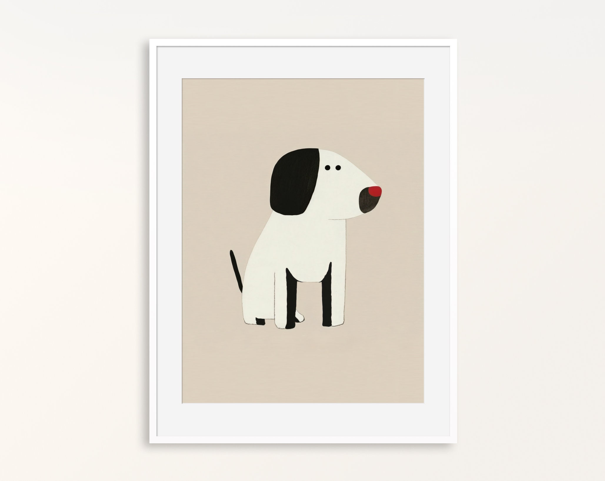 Printable Funny Dog Nursery Poster, Dog Illustration, Dog Nursery Print ...