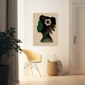 Hula Girl Vintage Poster, Hawaii DIGITAL PRINT, Hawaii Retro Print ...