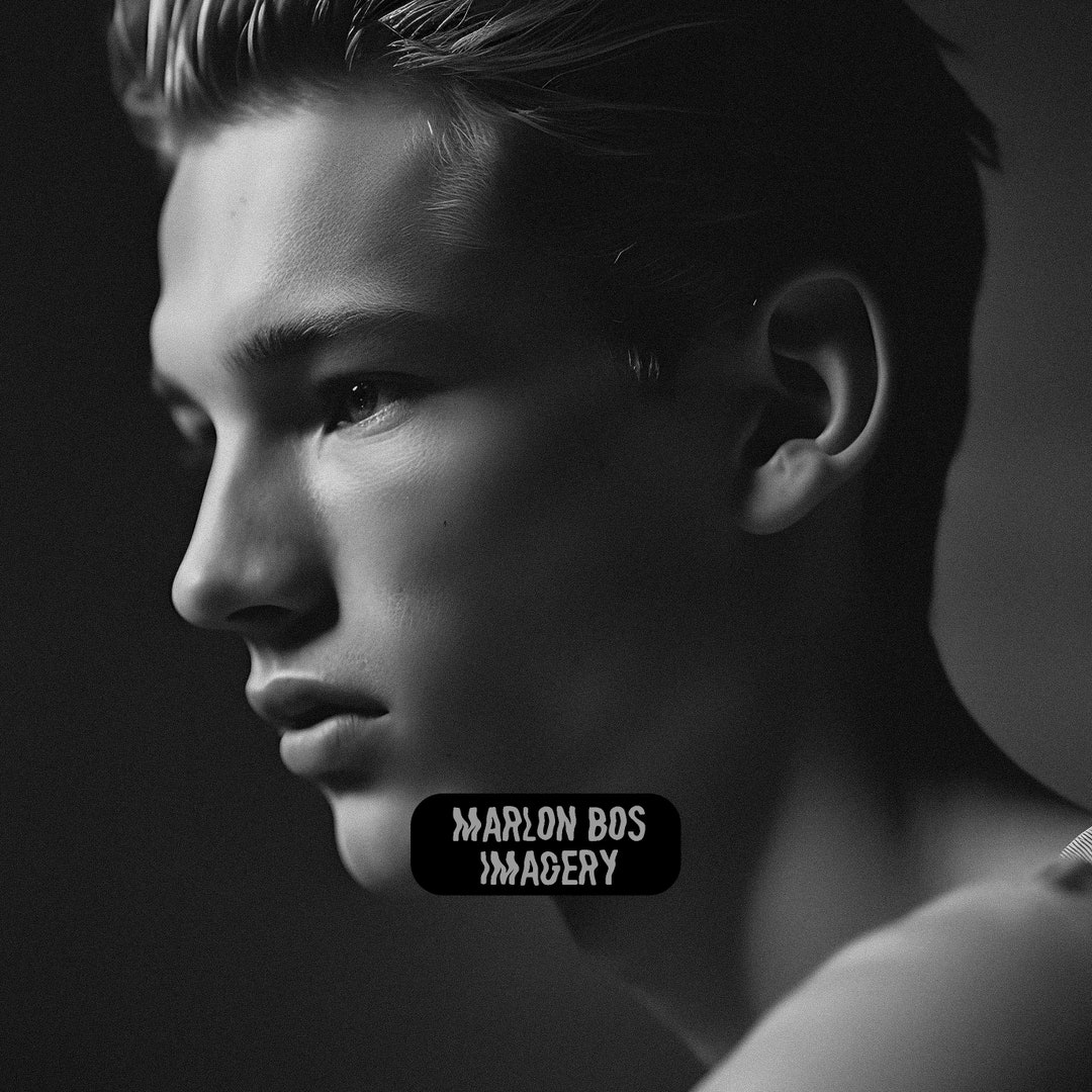 Captivating Youth: Timeless Elegance in Monochrome for LGBTQ+ Art ...
