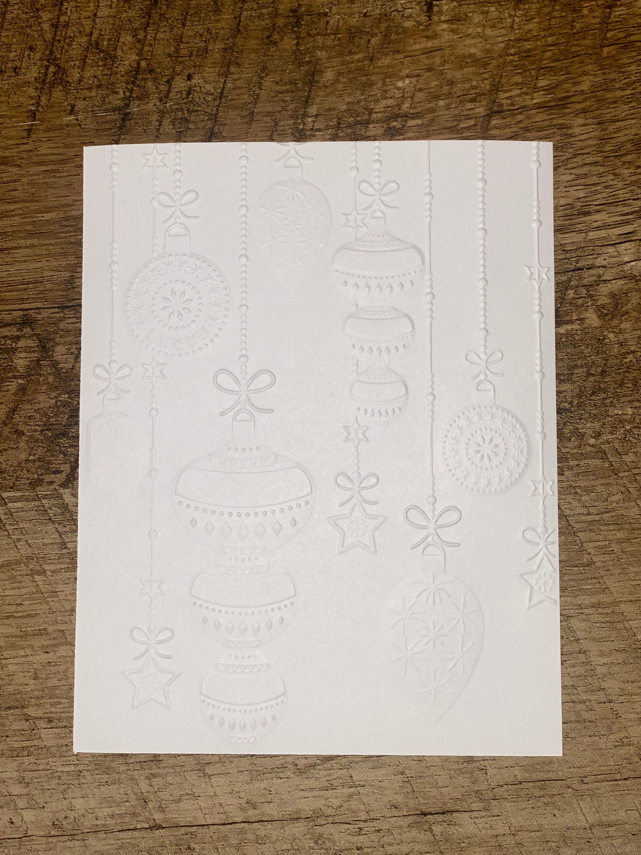 Embossed Christmas Cardstock, Perfect for Card Making, Scrapbooking ...