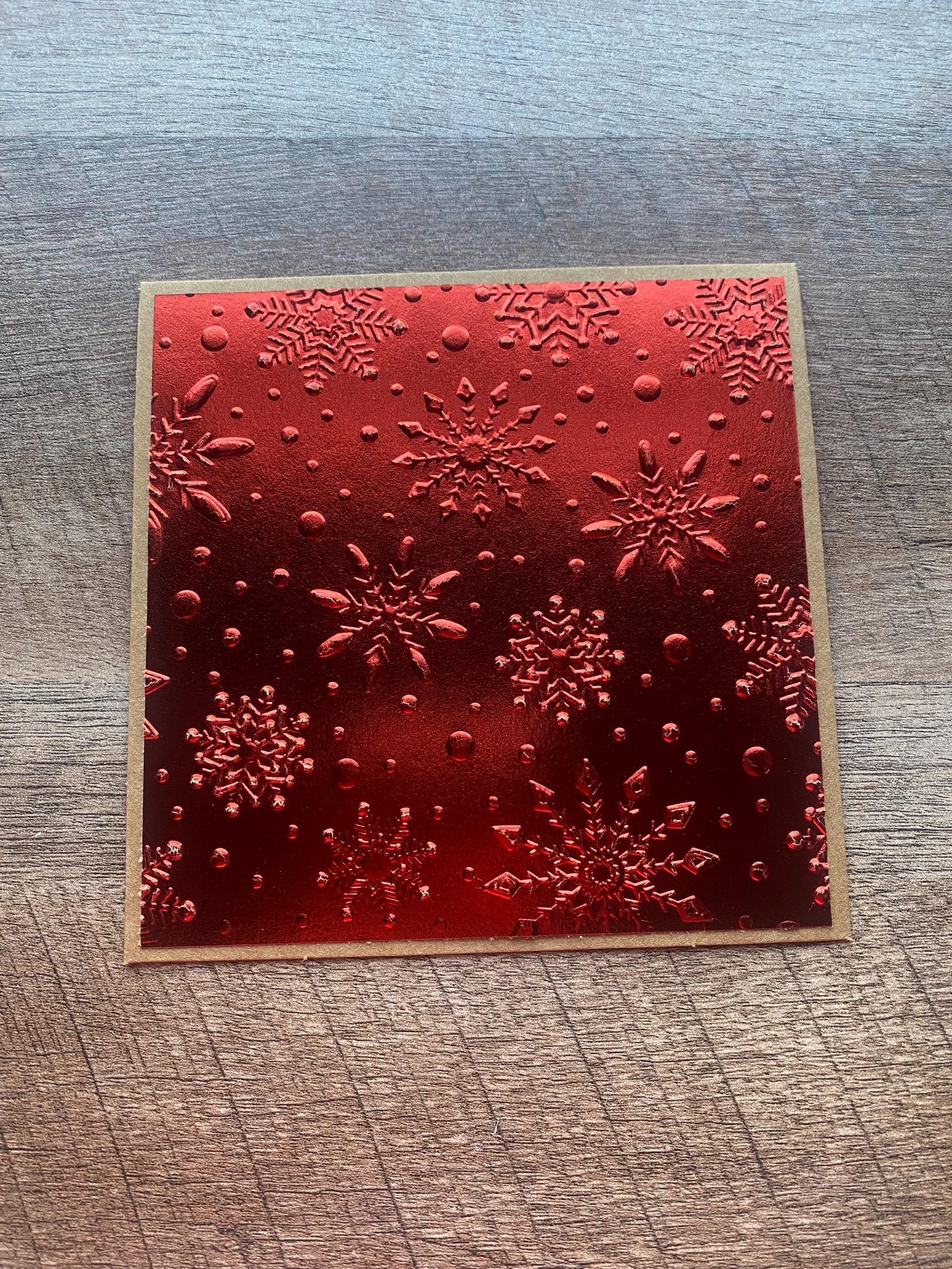 Set of 5 Snowflake Christmas Cards Blank Holiday Cards With Matching ...