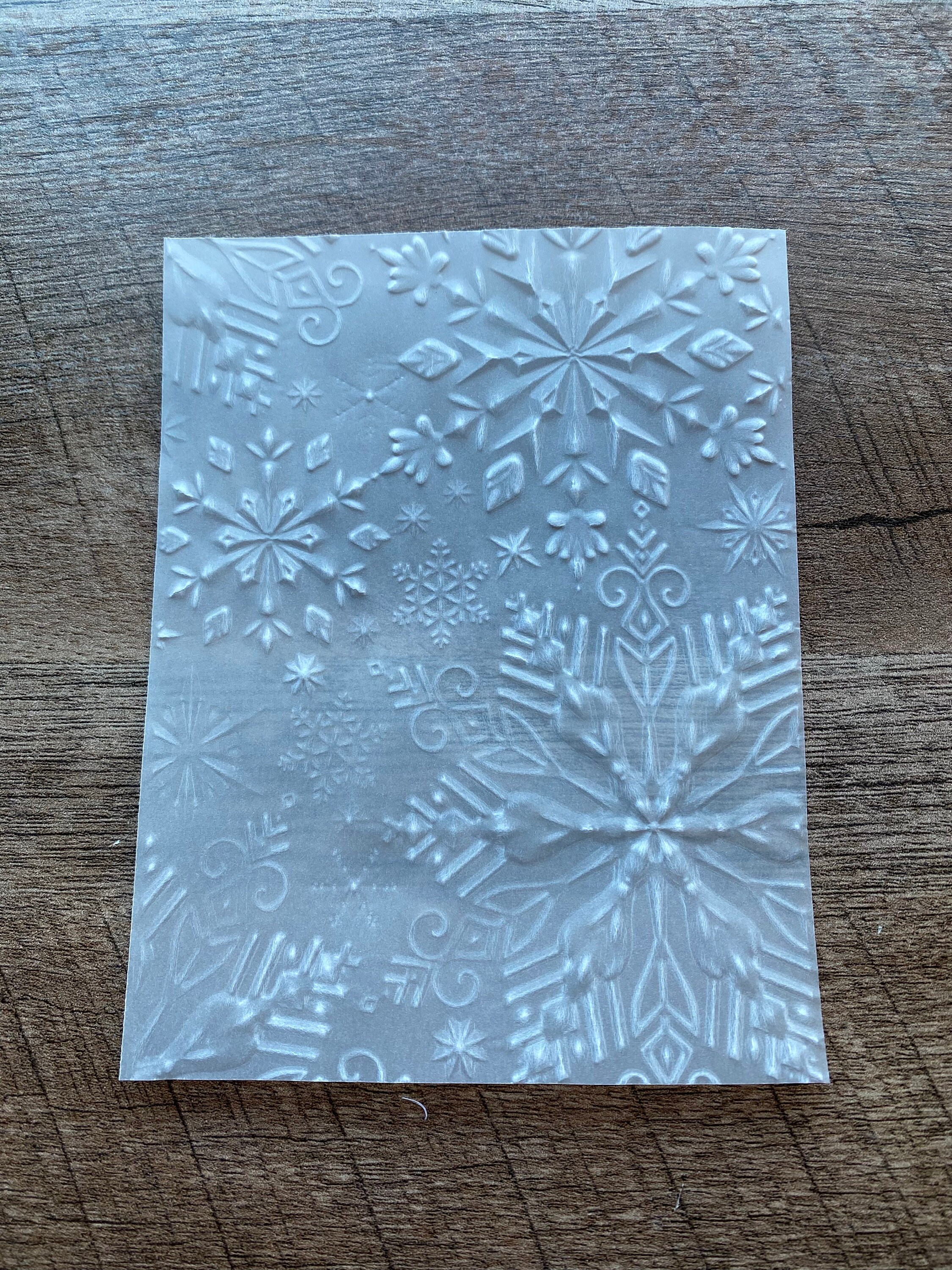 Embossed Vellum Paper: Christmas Snowflake & Holiday Designs - Etsy