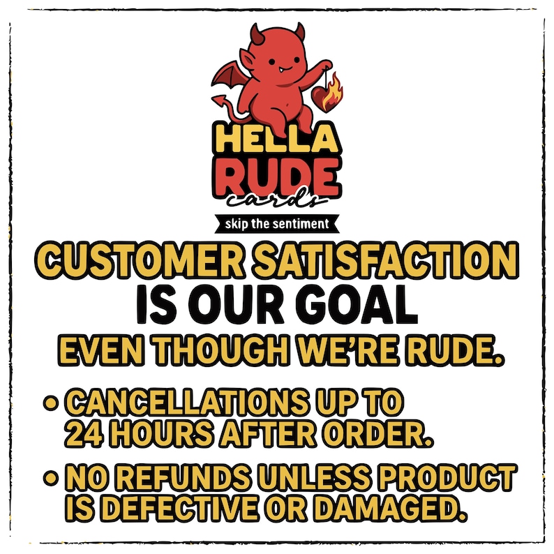 Funny Get Well Soon Card | Hella Rude "social Distancing" Devil in ...