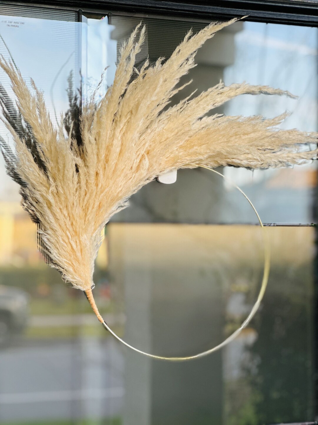 Pampas Grass Decor Pampas Wreath Pampas Boho Wreath Boho - Etsy