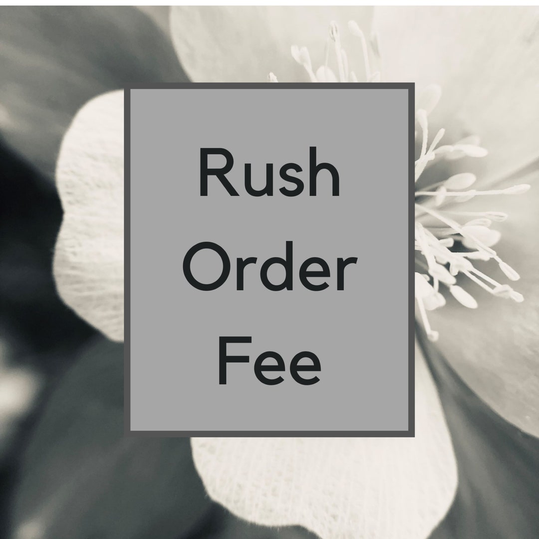 Rush Order Fee Select From the Drop Down Menu to Choose the Item You Wish to Add Rush Order Fee ...