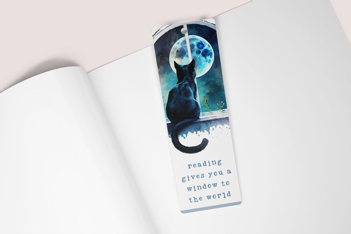Printable Cat Bookmarks, Instant Download, Cat Bookmark, Inspirational ...