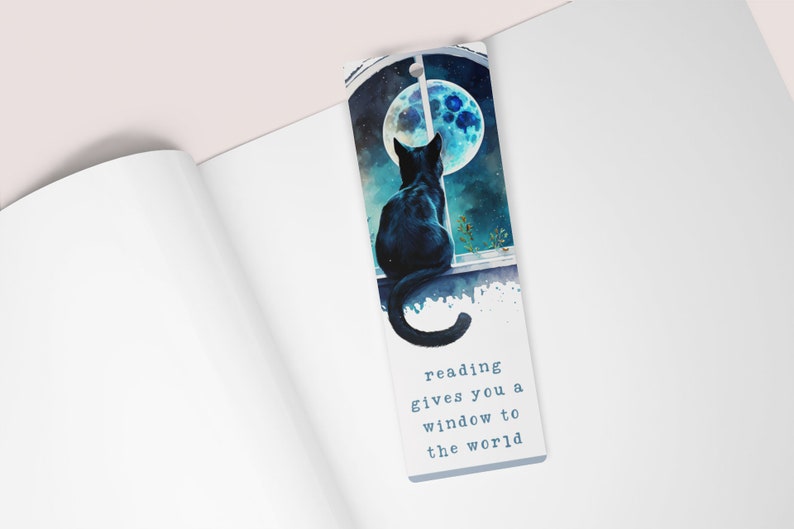 Printable Cat Bookmarks, Instant Download, Cat Bookmark, Inspirational ...
