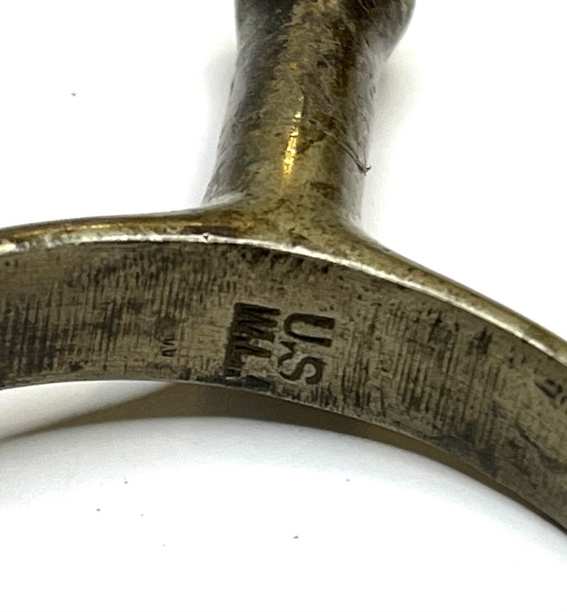 Antique Cavalry Spurs U.s. W.l. Mark Whithorse Wwi Us Wl Army English ...