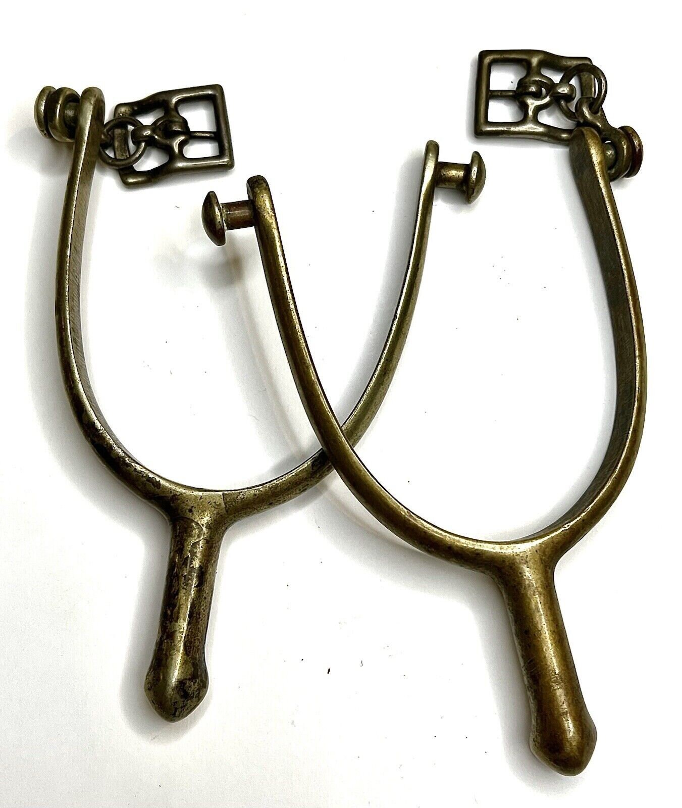 Antique Cavalry Spurs U.s. W.l. Mark Whithorse Wwi Us Wl Army English ...