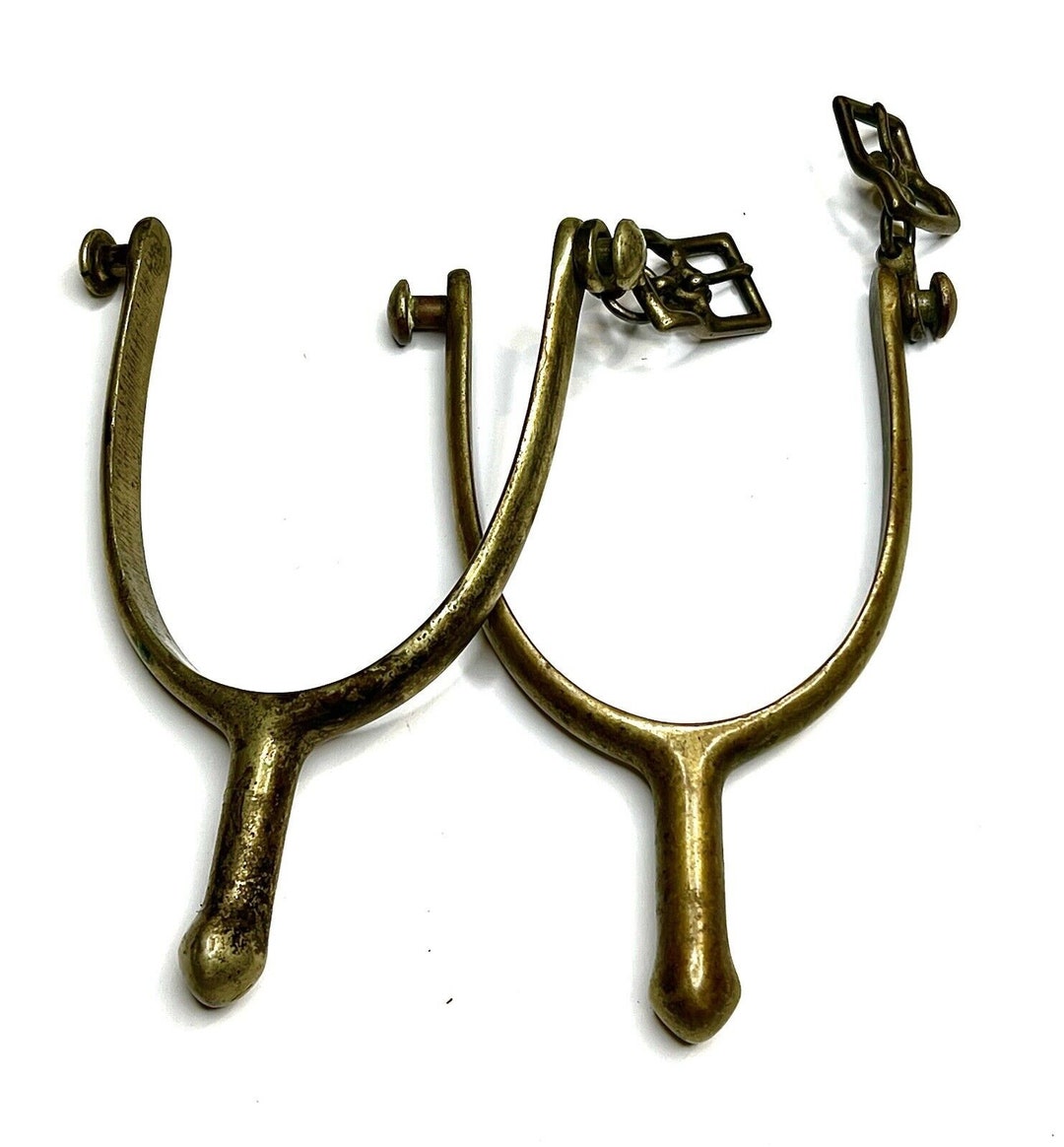Antique Cavalry Spurs U.s. W.l. Mark Whithorse Wwi Us Wl Army English ...