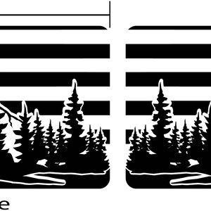 Ineos Grenadier Quarter Window Flag & Mountains Decal or Flag (no ...
