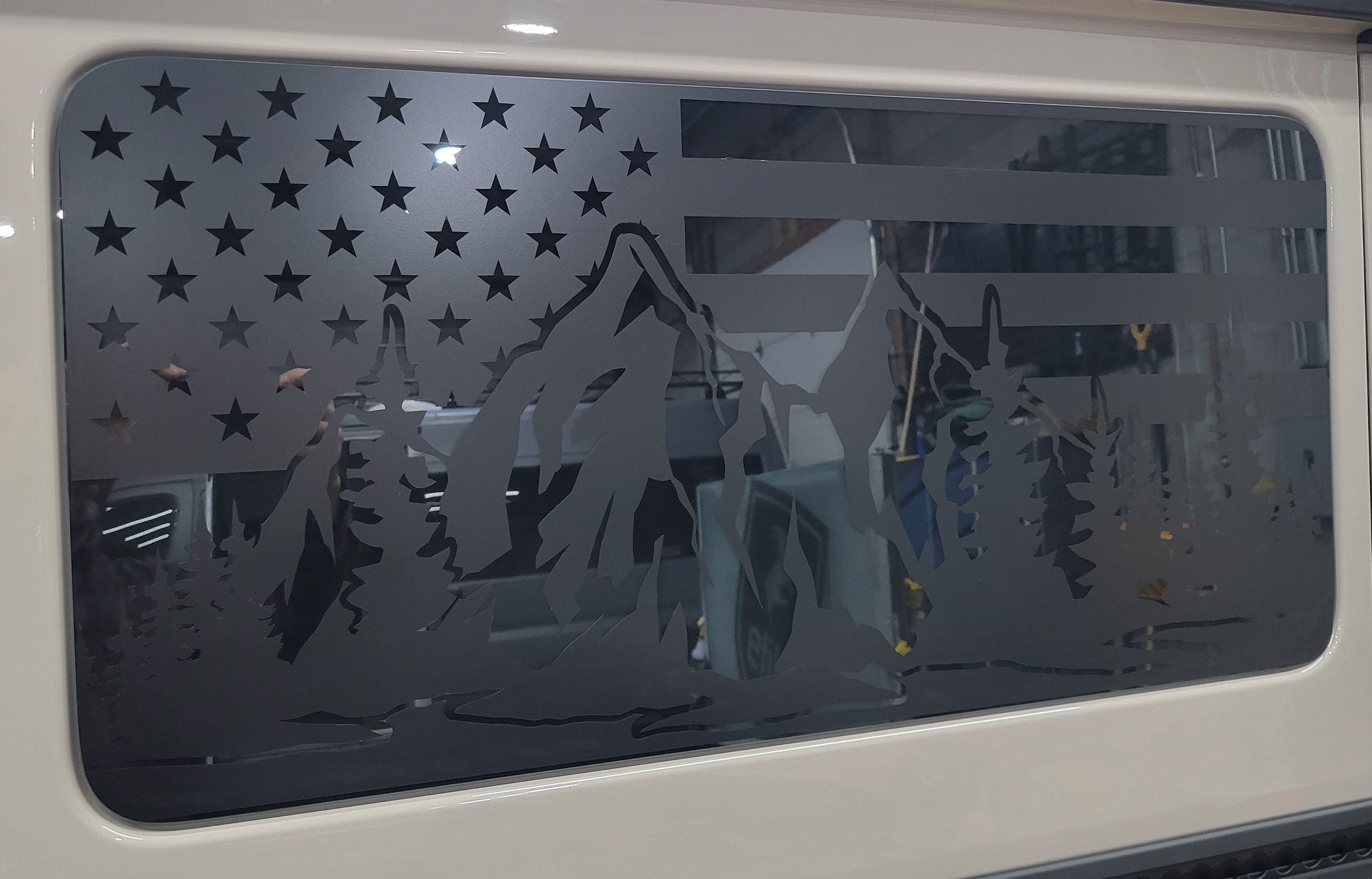 Ineos Grenadier Quarter Window Flag & Mountains Decal or Flag (no ...
