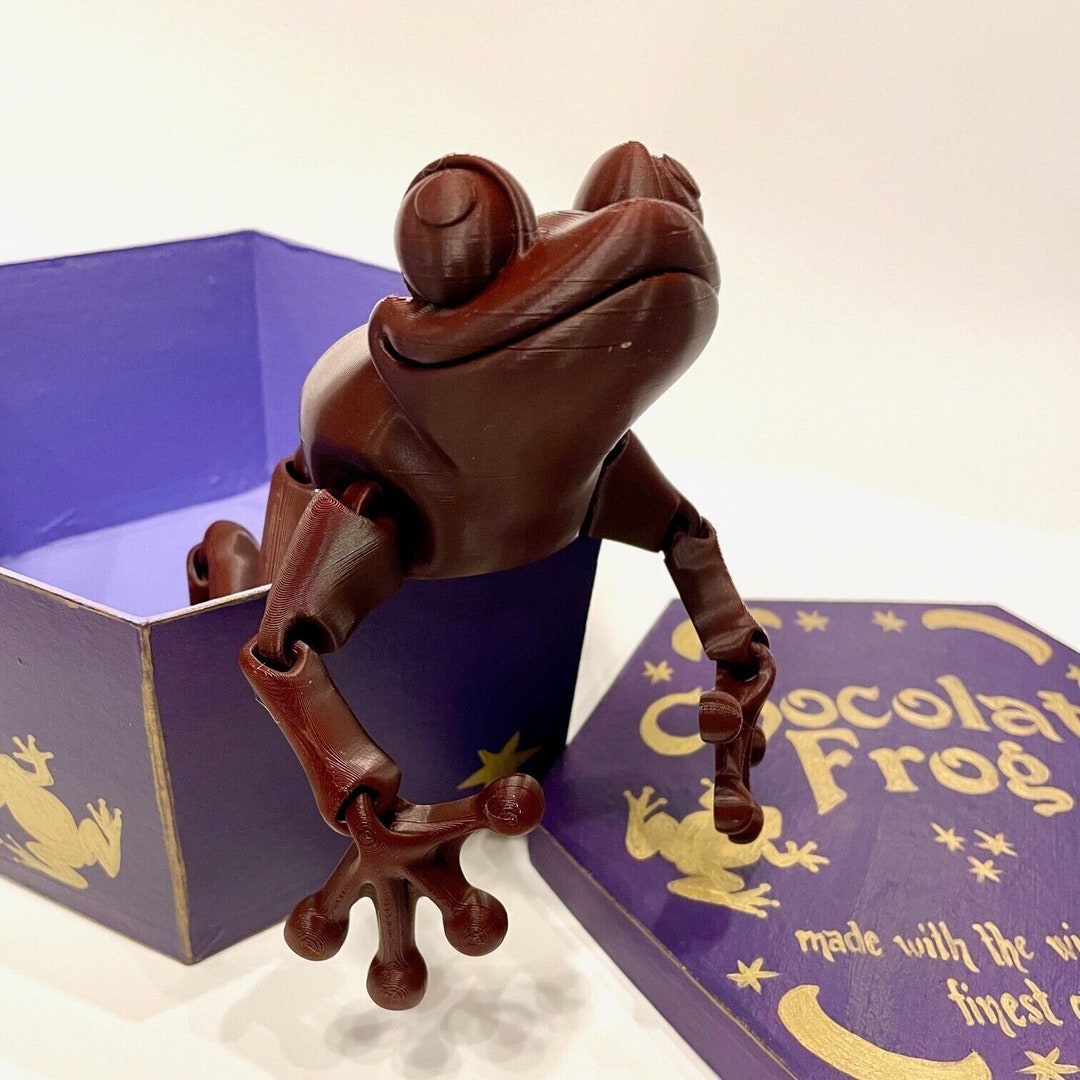 Large Chocolate Frog With Decorative Box - Etsy