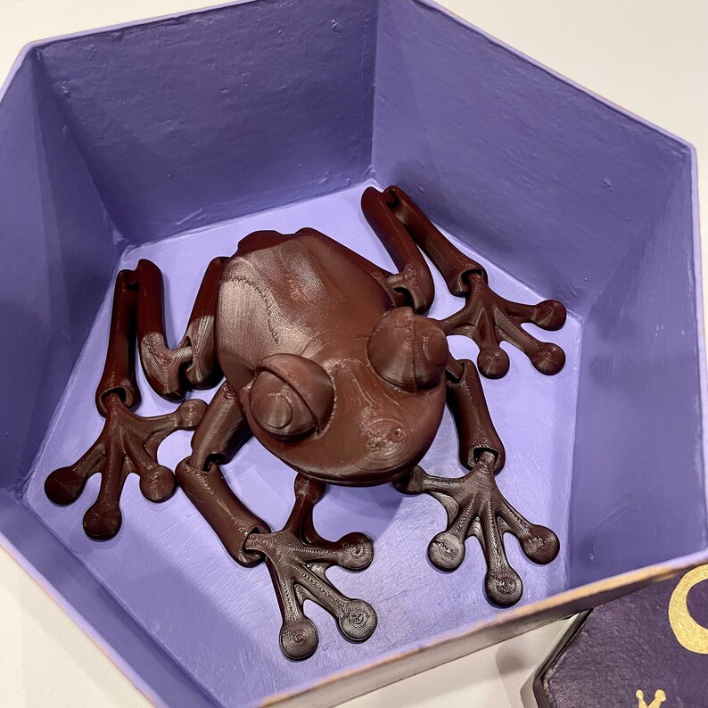 Large Chocolate Frog With Decorative Box - Etsy
