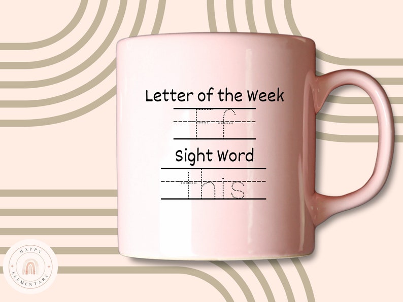 Letter of the Week Ff Sight Word This | Teacher Gift | Funny ...