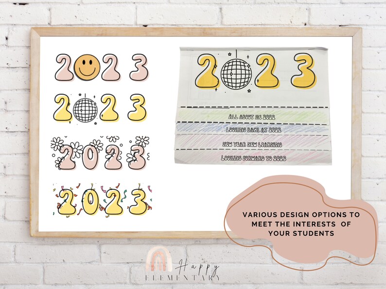NEW YEARS | End of Year | Class Activity | 2023 | Happy New Year Flip ...