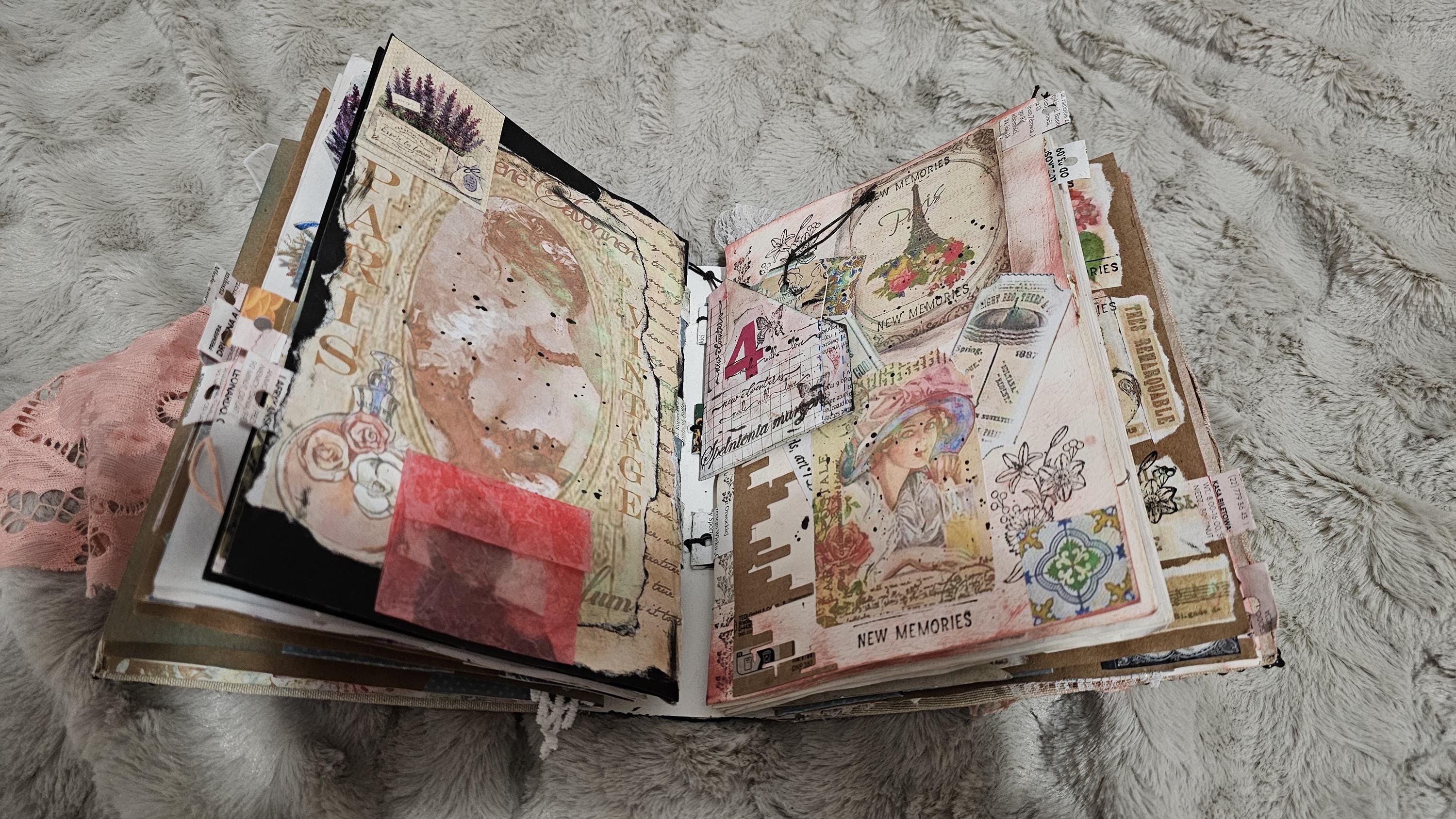 Junk Book. Vintage Style. Handmade. Https://youtu.be/j2jp_lumduo?si ...