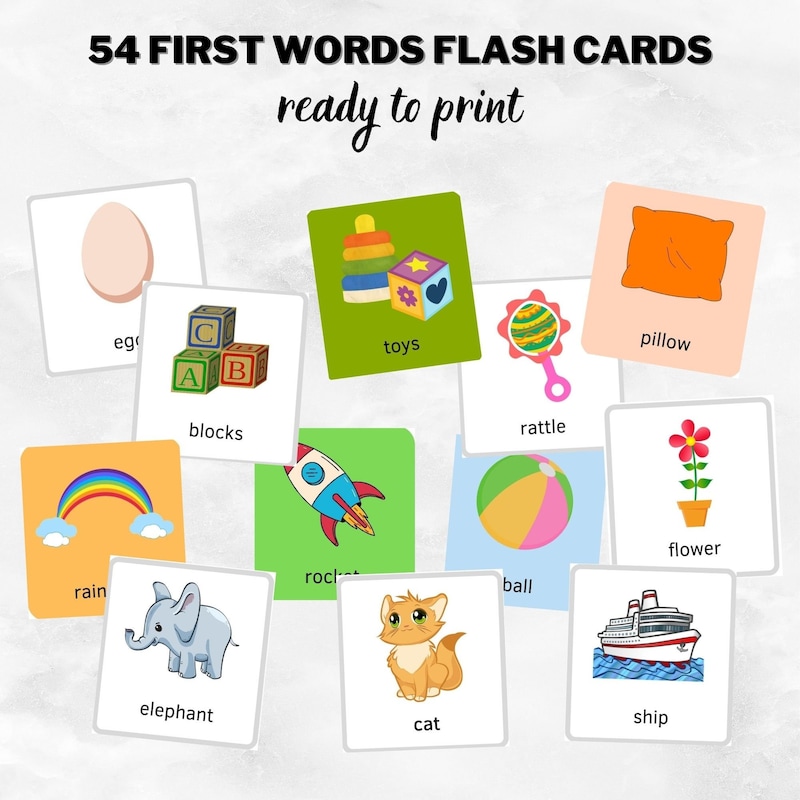 Flash Cards - Etsy