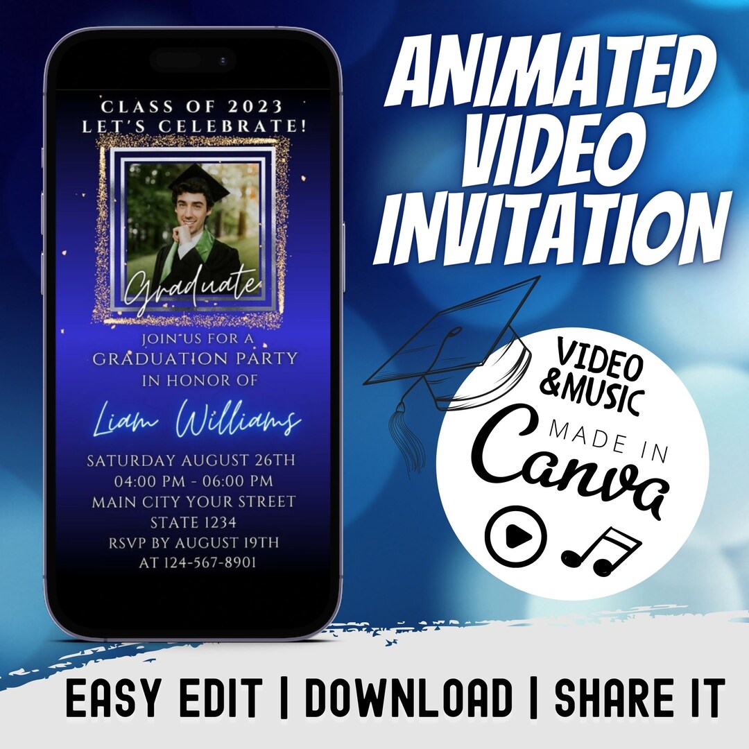 Graduation Invitation, Graduation Party, Graduation Announcement ...