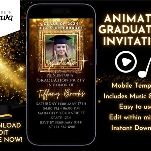 Graduation Invitation, Class of 2024 Graduation Party, Graduation ...