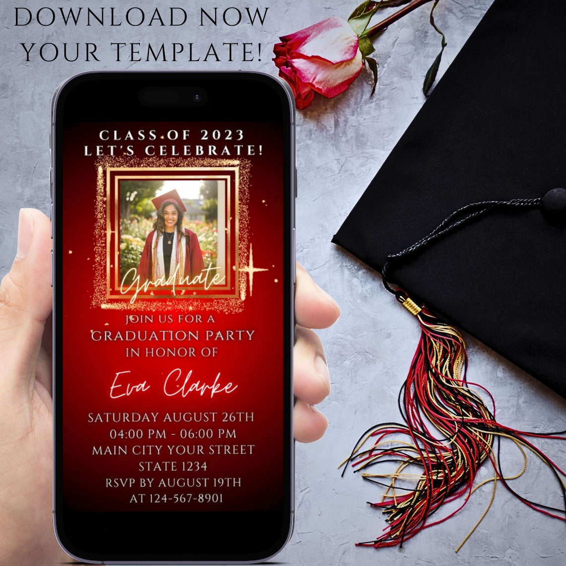 Graduation Invitation, Graduation Party, Graduation Announcement ...